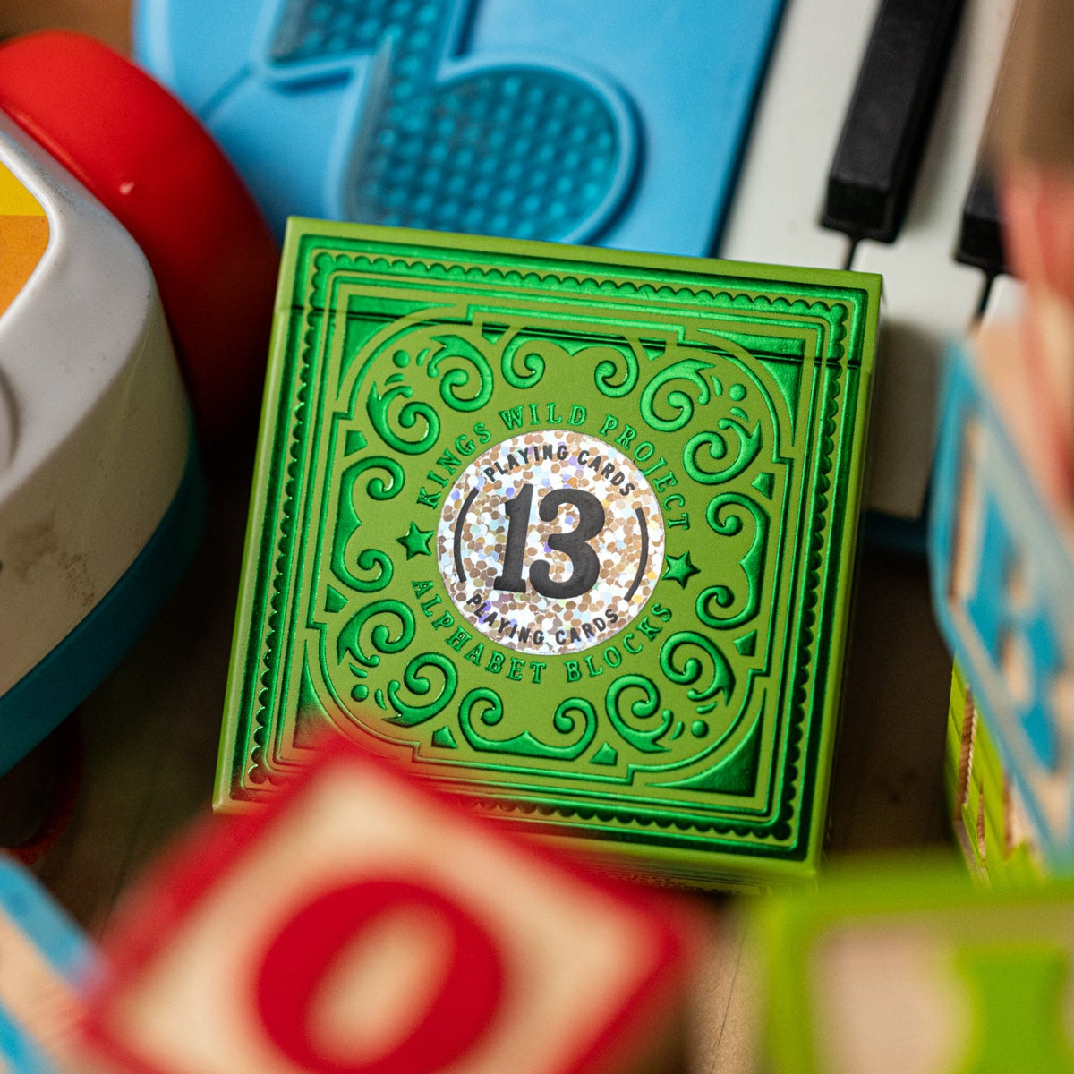 Green Alphabet Block - STD